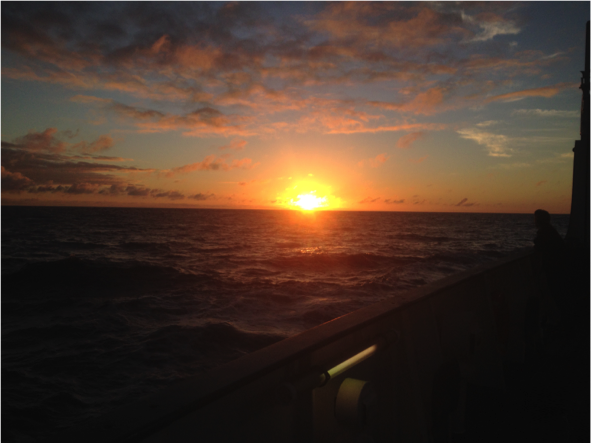 The first Sunday on board of the RV Meteor | My Science Cruise